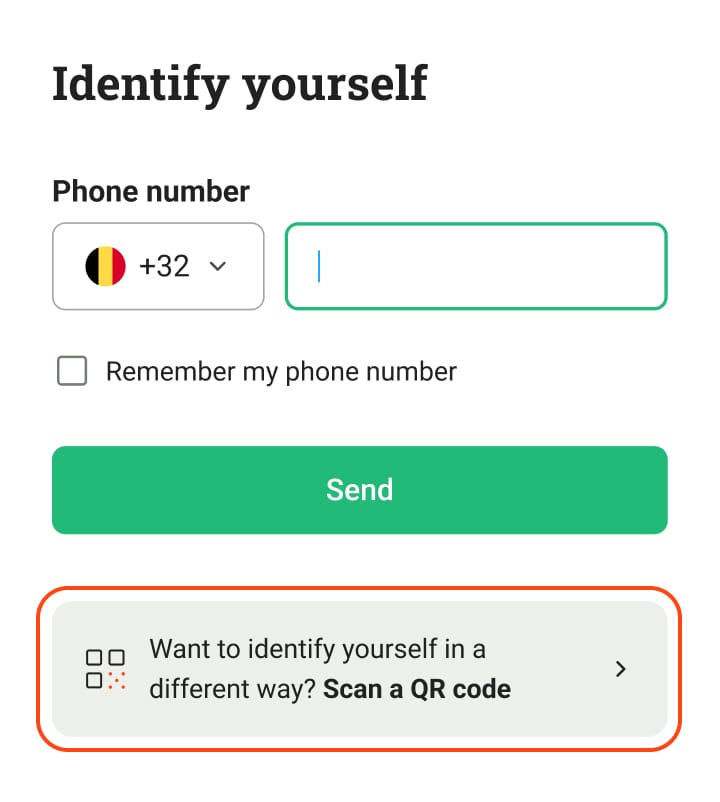 Login with QR code – itsme Customer Support
